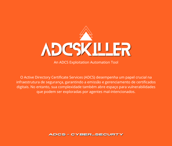 ADCSKiller - An ADCS Exploitation Automation Tool - Pentest | TechCruz ... ADCSKiller - An ADCS Exploitation Automation Tool - Pentest | TechCruz ...